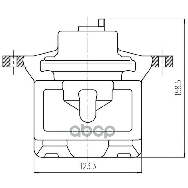 Суппорт торм. для а/м Hyundai i30 II (11-) перед. лев. d=57мм (диск 28мм) (CF 201401) Trialli арт. CF201401 — фото 1