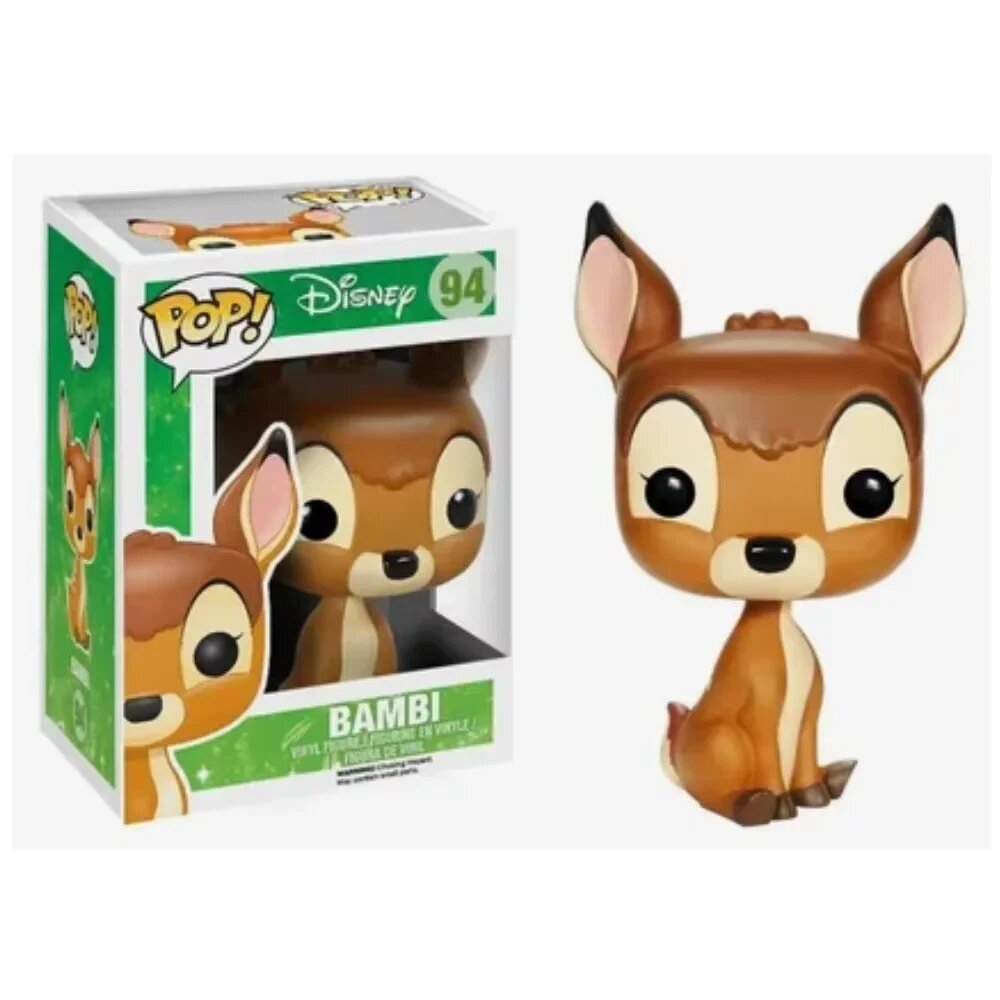 Funko POP Bambi 94# Thumper 95# Flowen 96# Фигурка Коричневый, 94-withbox