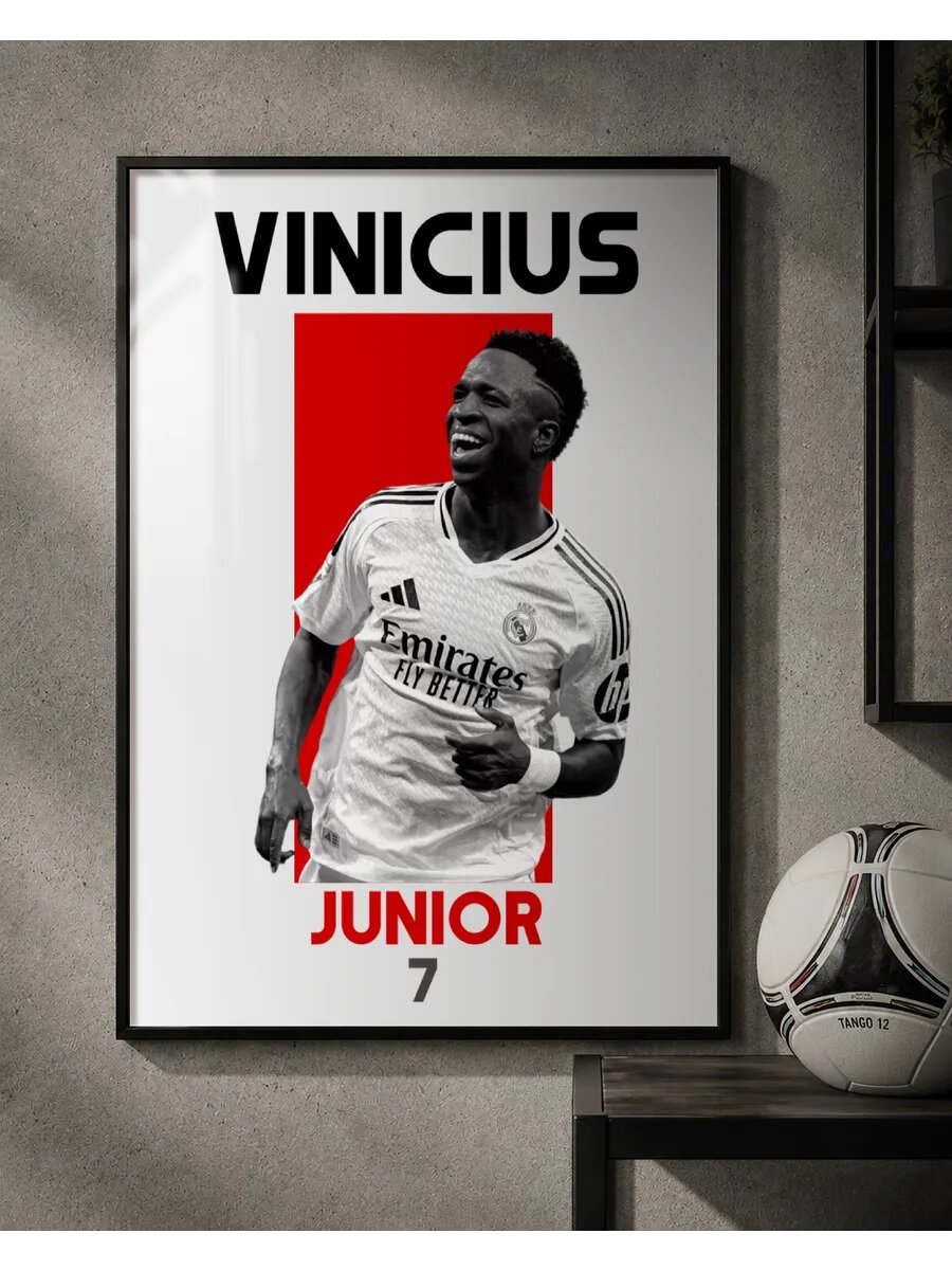 Постер Винисиус Джуниор 812 A3 42X29.7 Vinicius Junior
