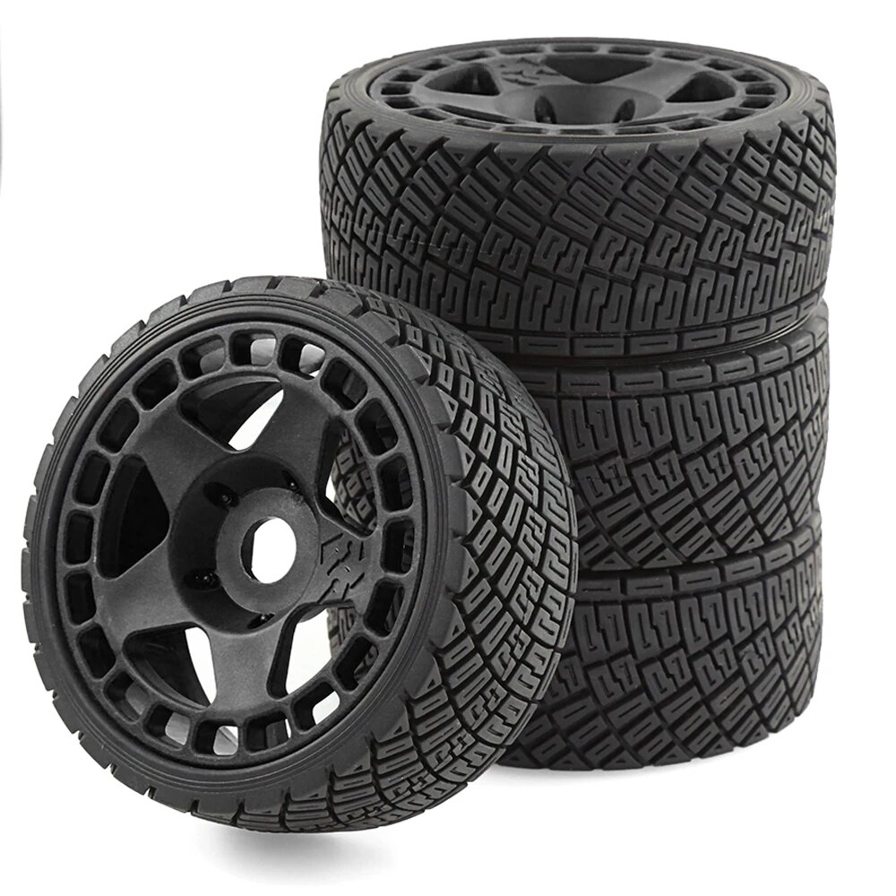 RC шины и колеса 100 мм 1/7 1/8 для ARRMA TRX Redcat Losi HPI WR8 HSP Черный, Black