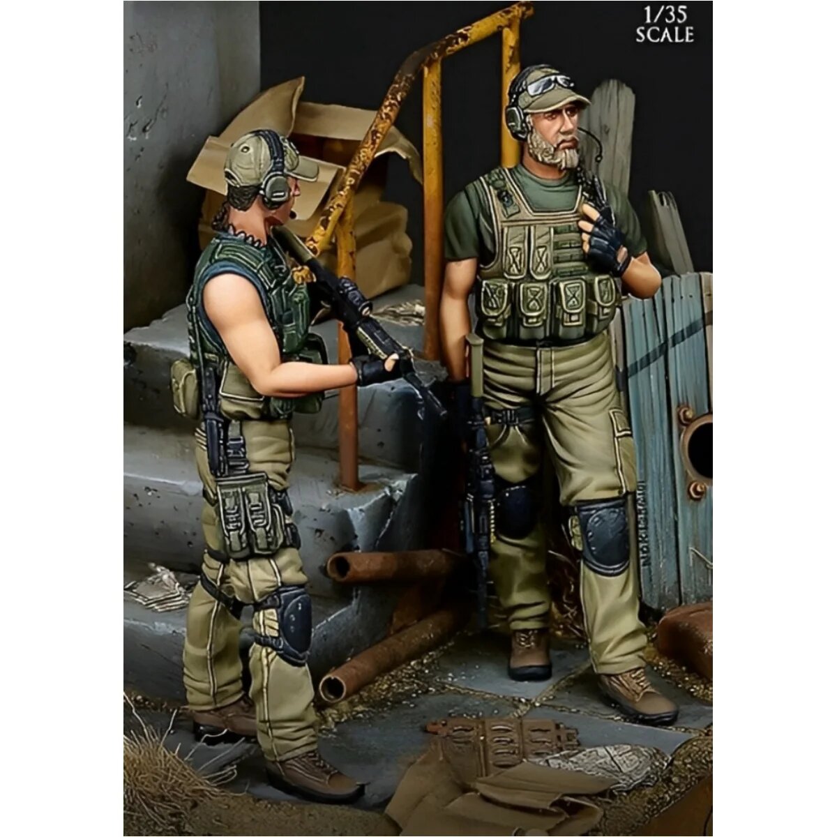 Модель частного наемника MEEKLION MODEL 1/35 из резины
