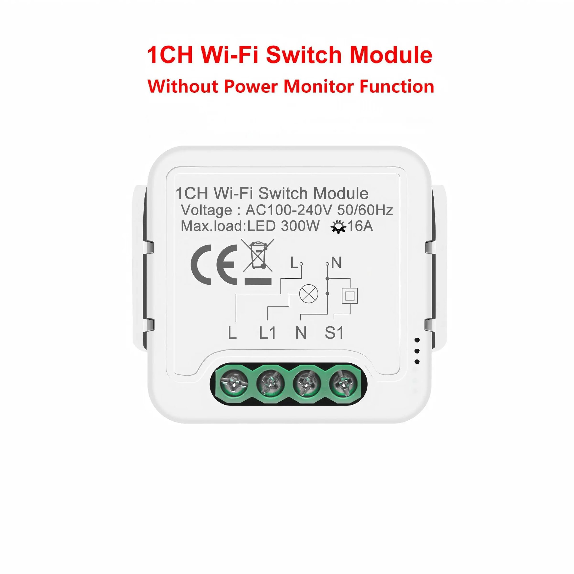 GIRIER 1CH Wi-Fi Switch Module, Bundle: WF Module 1CH