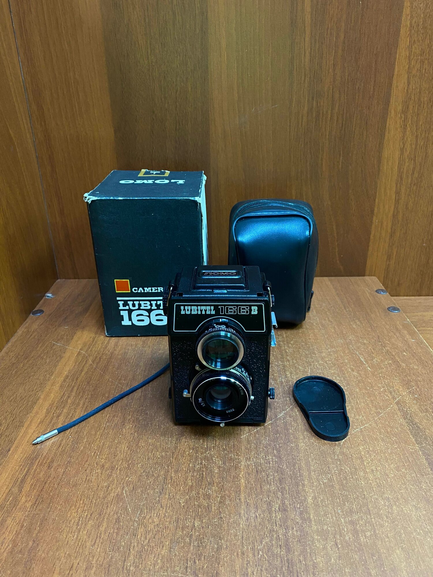 Фотоаппарат LUBITEL 166 В Любитель, Экспортный 1989 год СССР В чехле Коробка! Состояние! Винтаж!