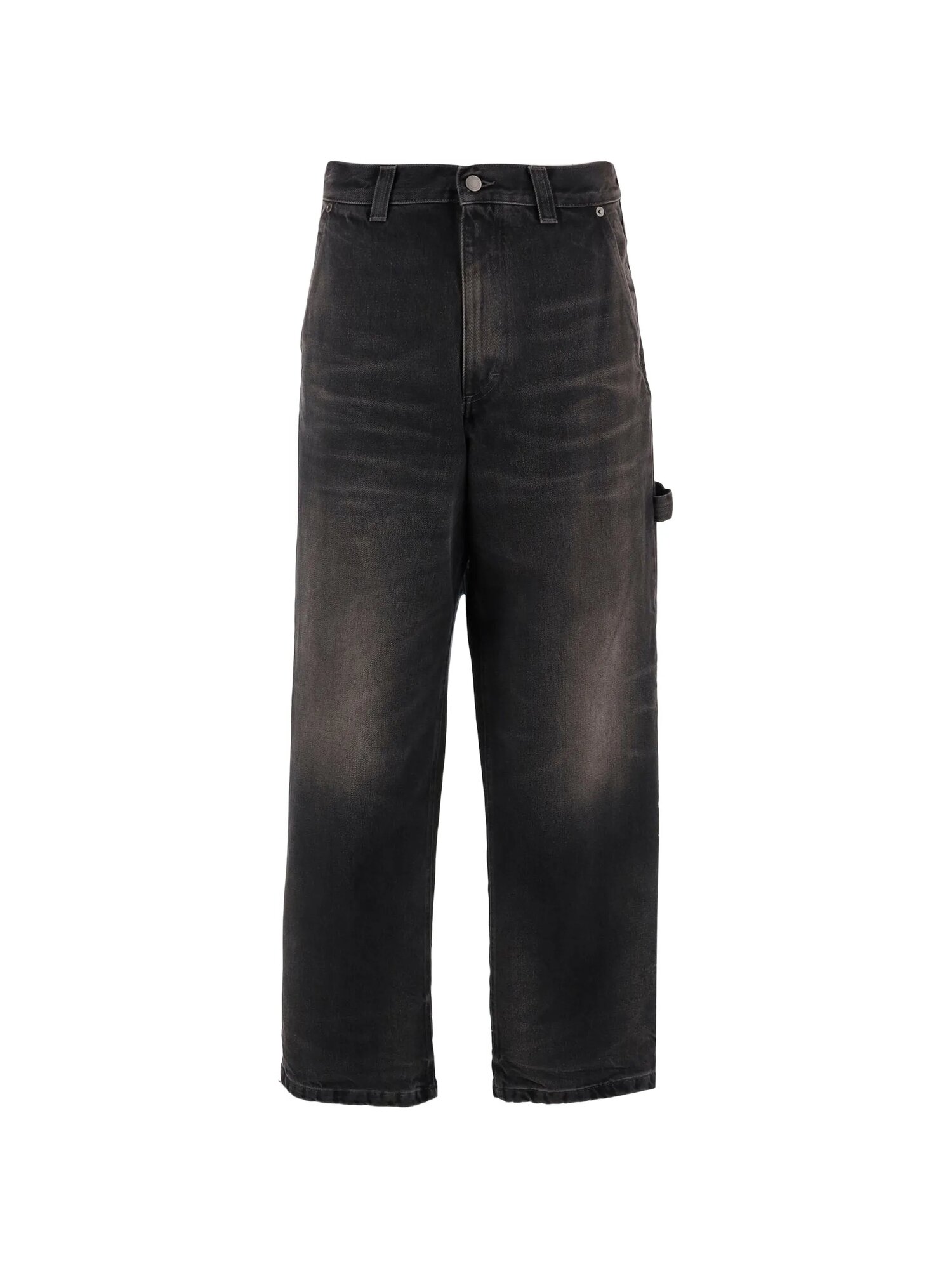 Джинсы Washed-finish straight-leg jeans 