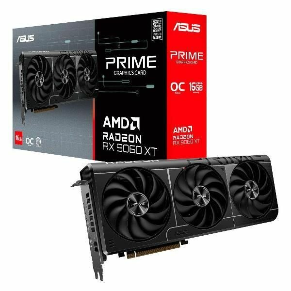 Видеокарта ASUS Radeon PRIME RX 9060 XT 16GB (PRIME-RX9060XT-O16G)