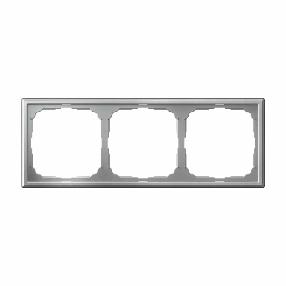 Рамка 3-постовая ArtGallery, универсальная Systeme Electric Алюминий GAL000303