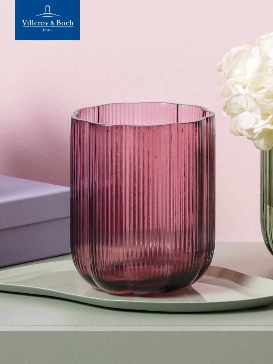 Ваза для цветов 12х15 см, 1500 мл, Fleur cassis, Villeroy & Boch, Стекло