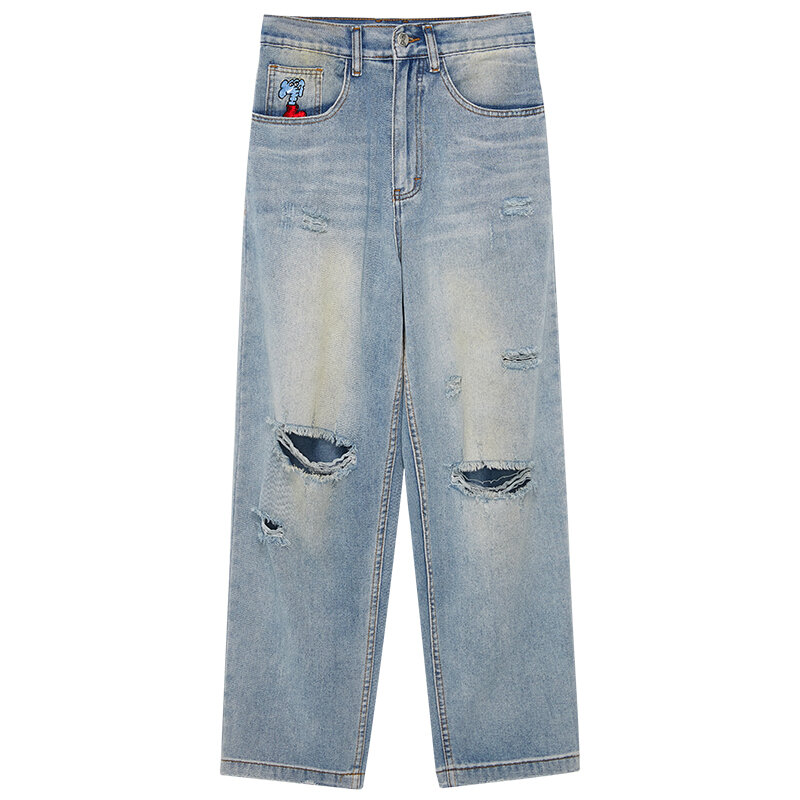 Джинсы трубы Moderate Straight Fit 