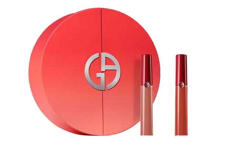 Блеск для губ женский GIORGIO ARMANI New Year Red, 2 шт.