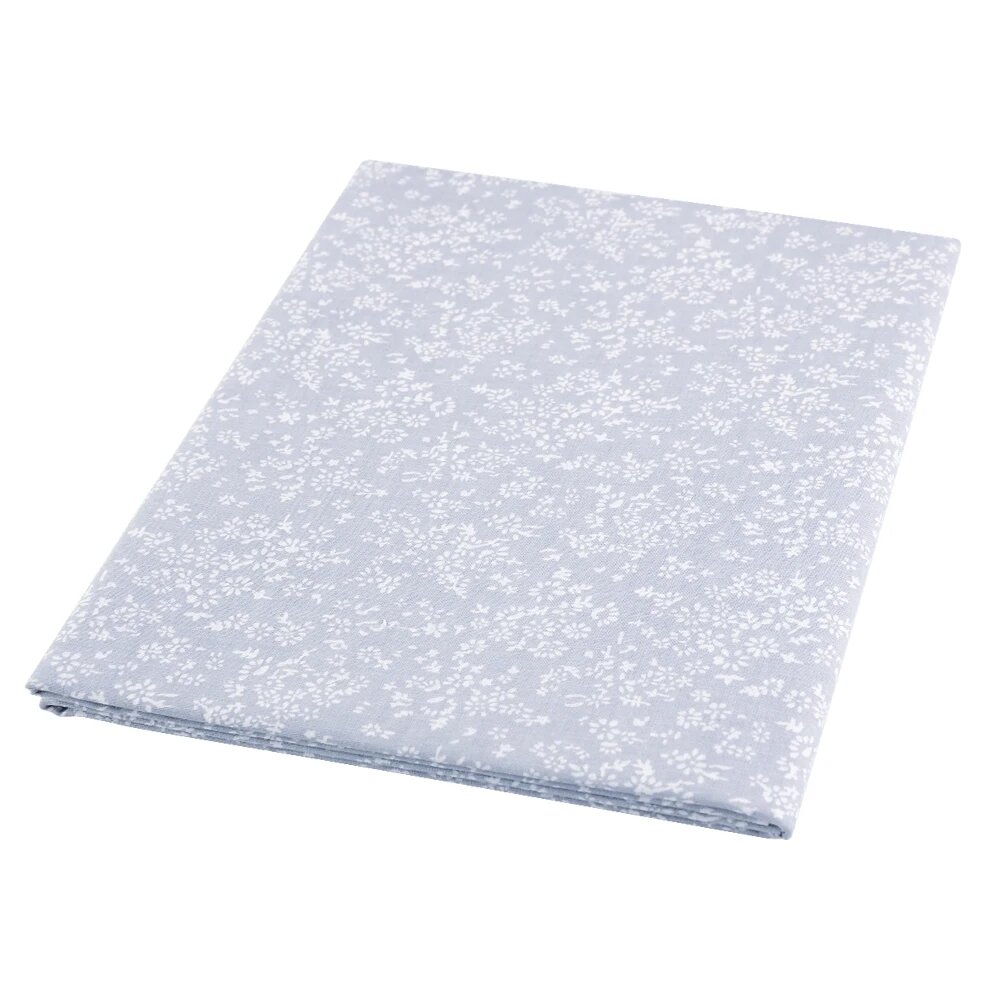 Booksew серая плотная хлопковая ткань для шитья Белый, 50cm x150cm 0.5m, p074-1