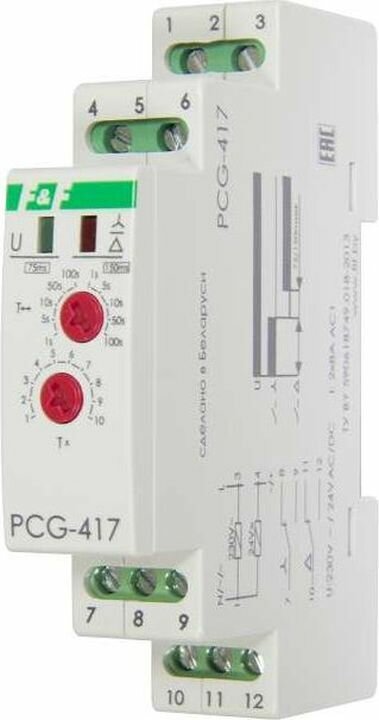 F&F реле времени PCG-417 EA02.001.020