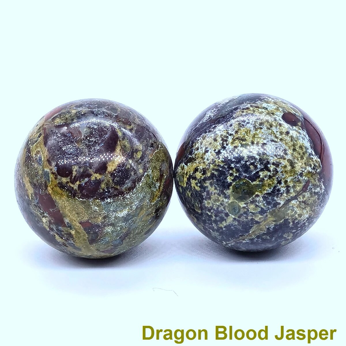 Кристалл сфера аметист розовый кварц 25 мм 1PC, Dragon Blood Jasper