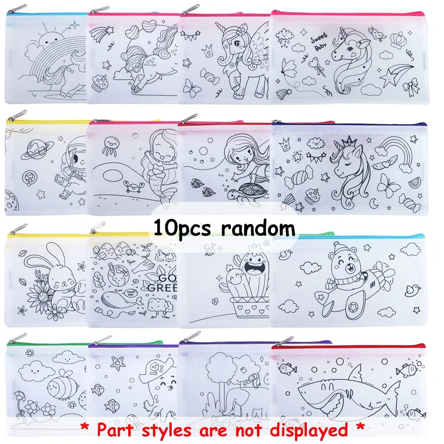 Сумка-карандаш для рисования 10pcs Bag