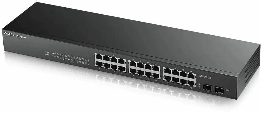 Коммутатор ZyXEL GS1900-24-EU0102F, 24 порта, управляемый