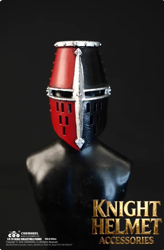 Шлем рыцаря COOMODEL 1/6, цвет: Helmet