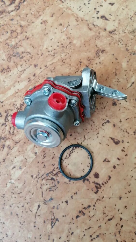 Насос подкачки топлива Case 570-580, New Holland B90-B115, ручной, аналог 504090935, запчасти для спецтехники.