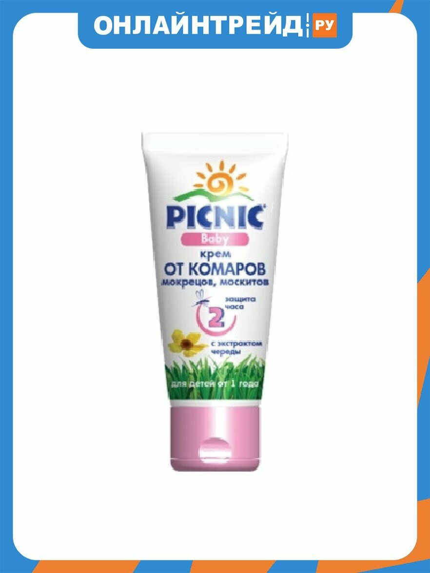 Крем репеллентный Picnic Baby для детей, 40 мл