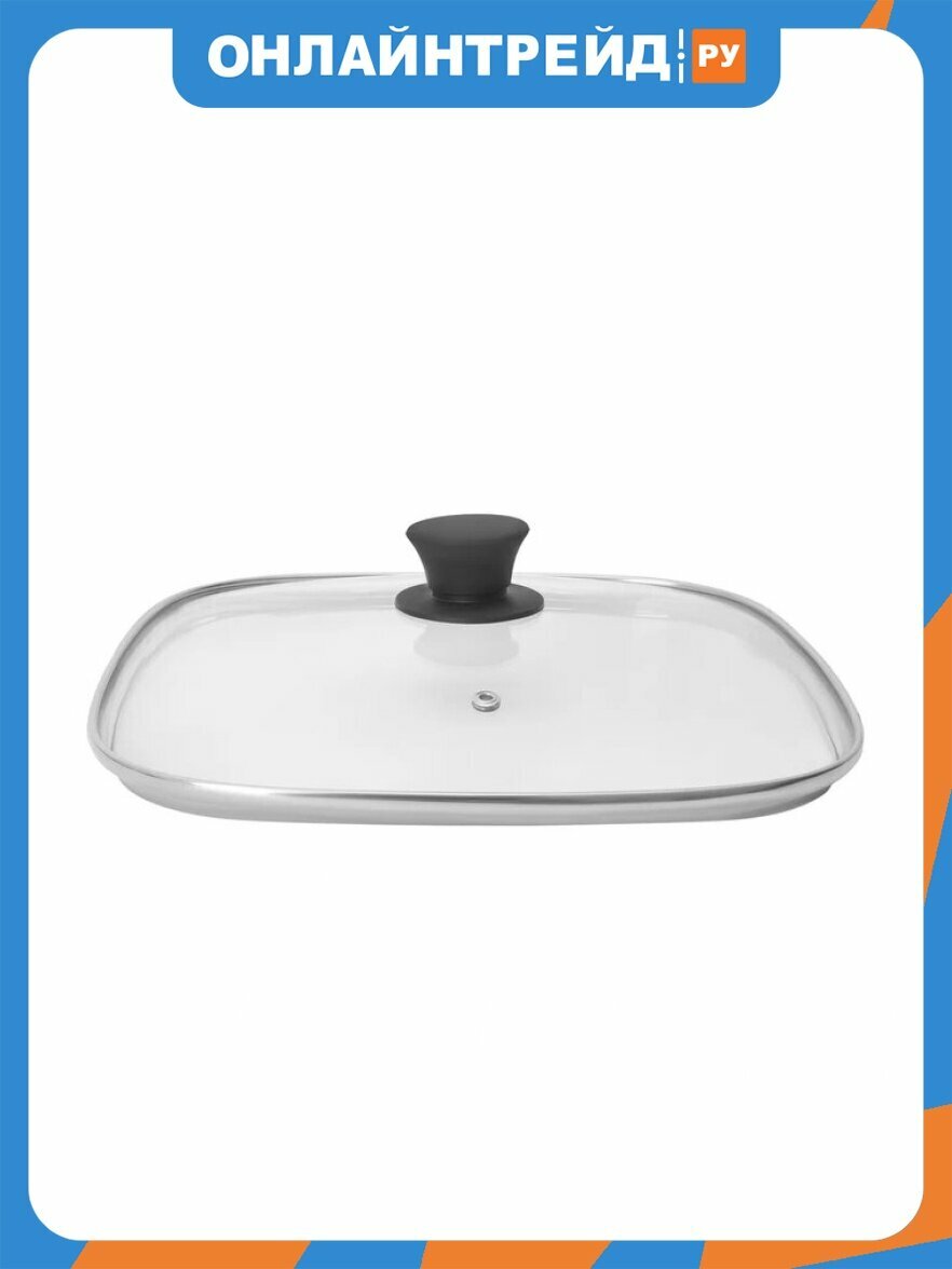Крышка квадратная Panairo "STS" 27х27 см с ручкой Soft-touch (K-D27*27-STS)