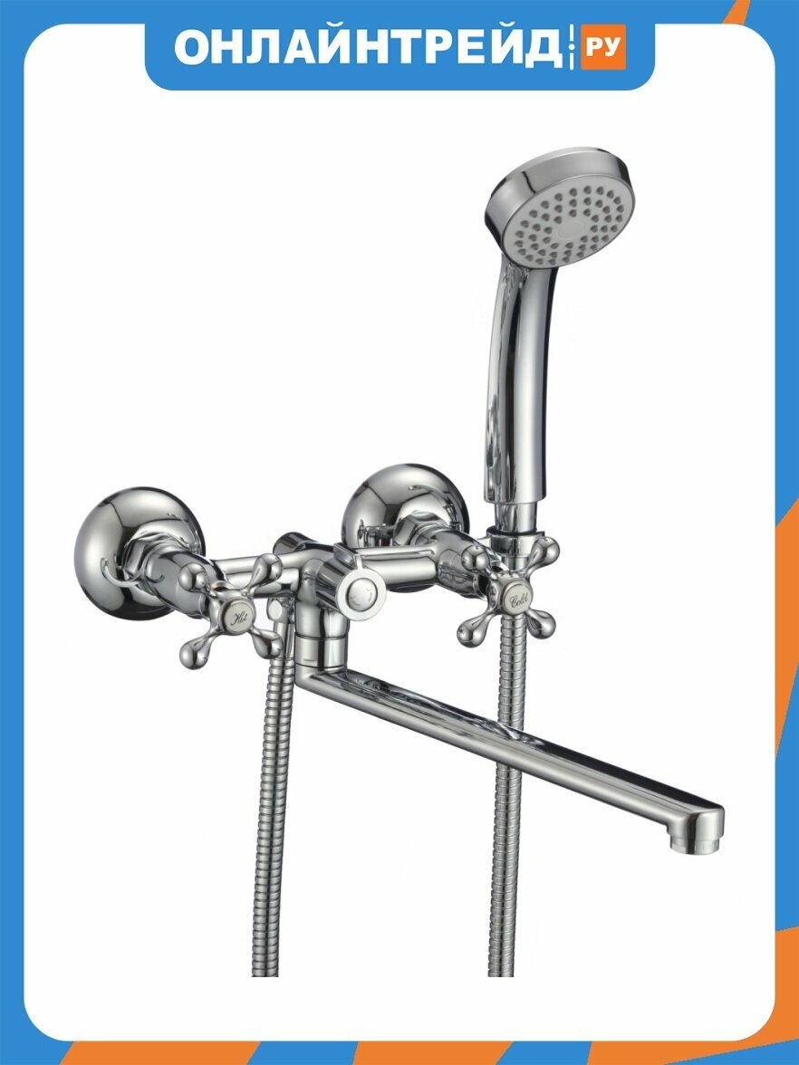 Смеситель для ванны D-lin D143810-F, хром