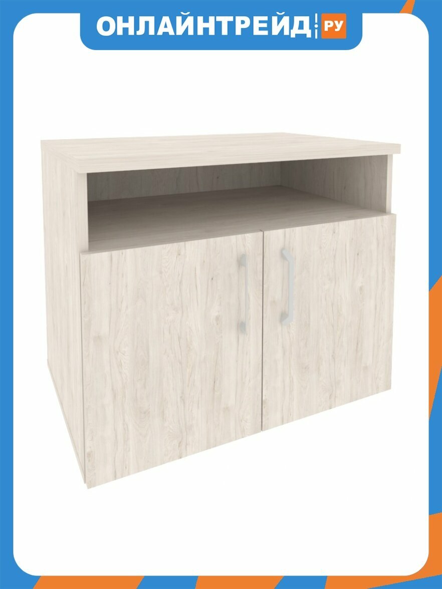 Тумба Riva CHAIR для оргтехники O. TM-1 Денвер светлый 800*600*680 Onix
