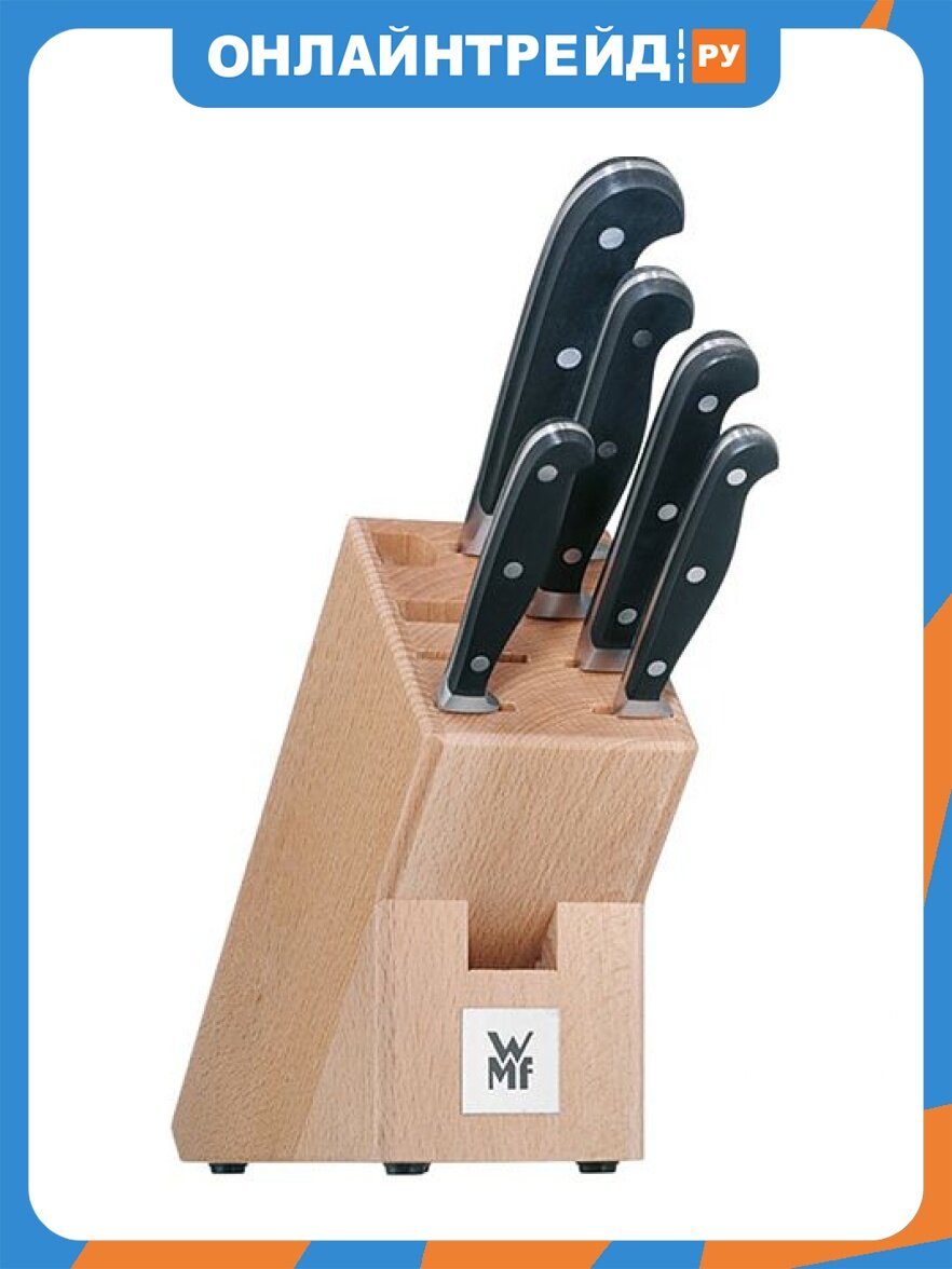 Блок Wmf с ножами SPITZENKLASSE PLUS 6 предметов (18.8215.9992)
