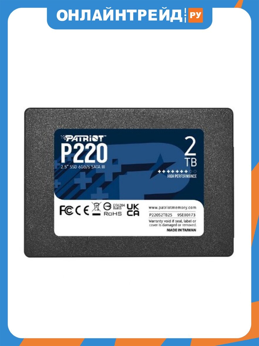 SSD диск Patriot Memory Patriot P220 2.5" 2000Гб SATA (P220S2TB25)