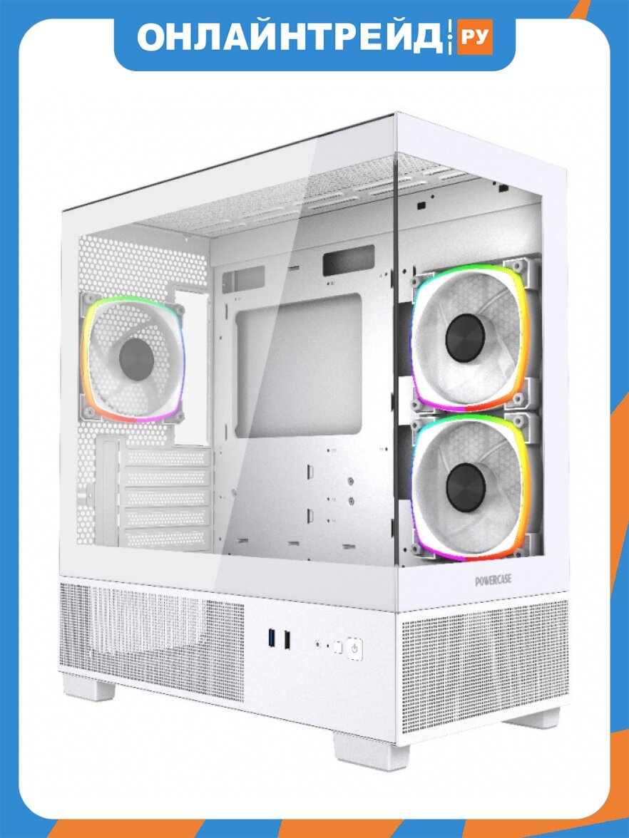 Корпус Powercase Vision Micro M3W, белый (CVMMW-A3)
