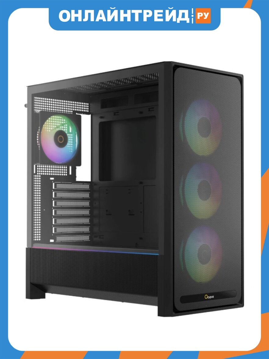 Корпус Ocypus Case Delta C70 ARGB, черный