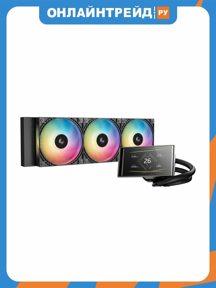 СВО для процессора Deepcool LT360 VISION ARGB (R-LT360VISION-BKAMMC-G-1)