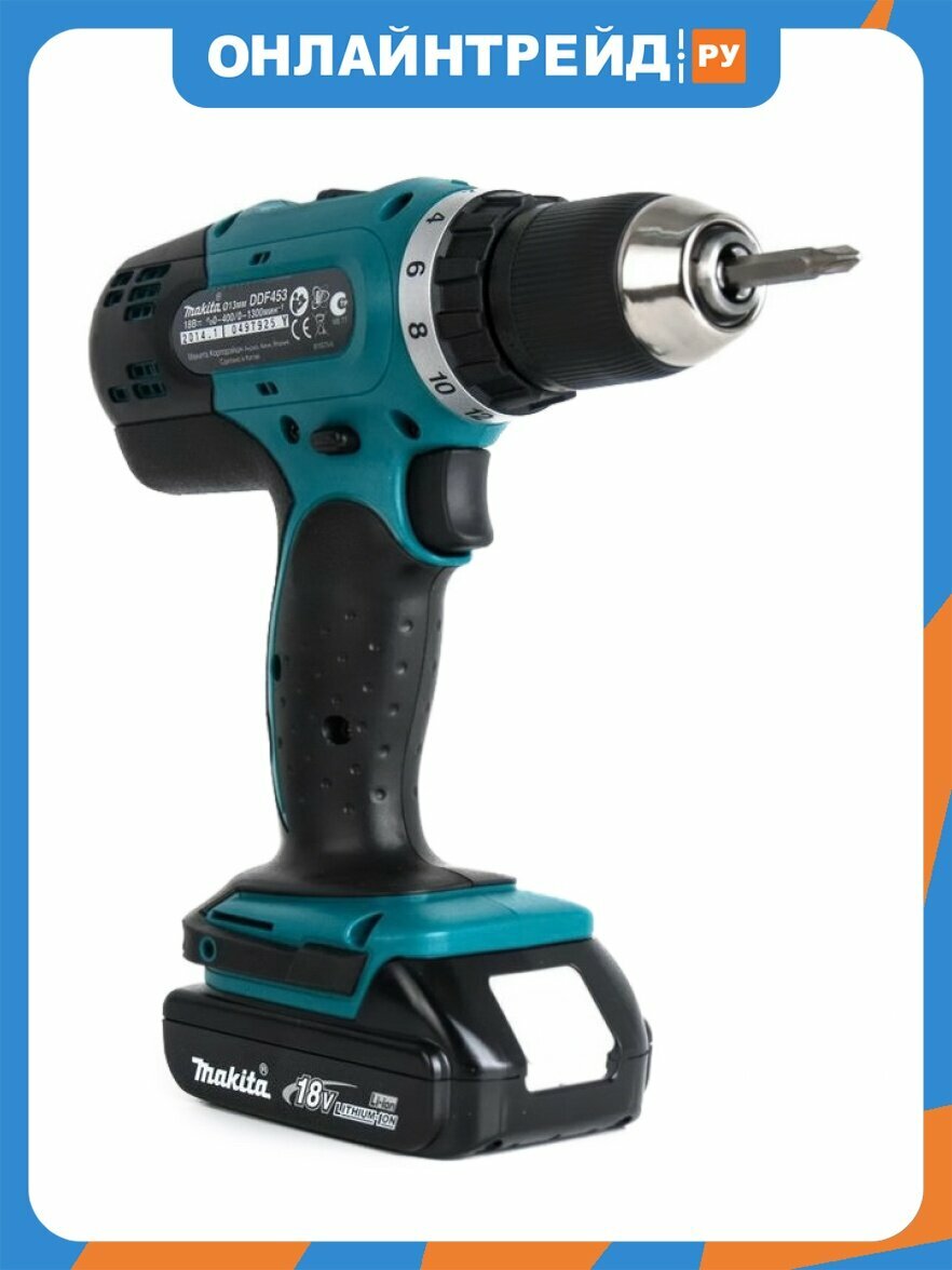 Дрель-шуруповерт аккумуляторная Makita DDF453SYX5 LXT