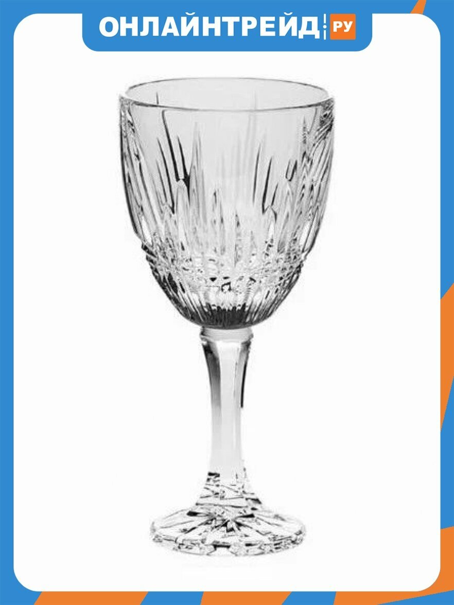 Набор бокалов для вина Crystal Bohemia VIBES, 250 мл (набор 6 шт.), хрусталь