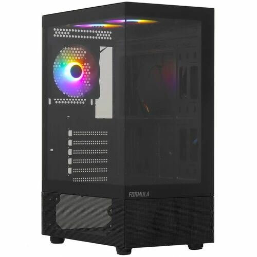 Компьютерный корпус Formula V Line Crystal Z1+ (Crystal Z1+ Black) черный - Midi Tower, ATX, USB 3.2 Gen 1 Type-A, USB 3.2 Gen 1 Type-C