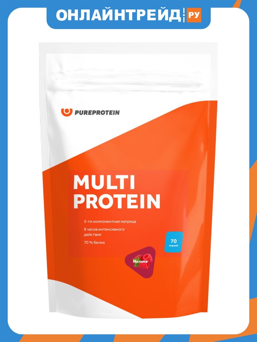 Протеин Pureprotein Мультикомпонентный Малина 3000г