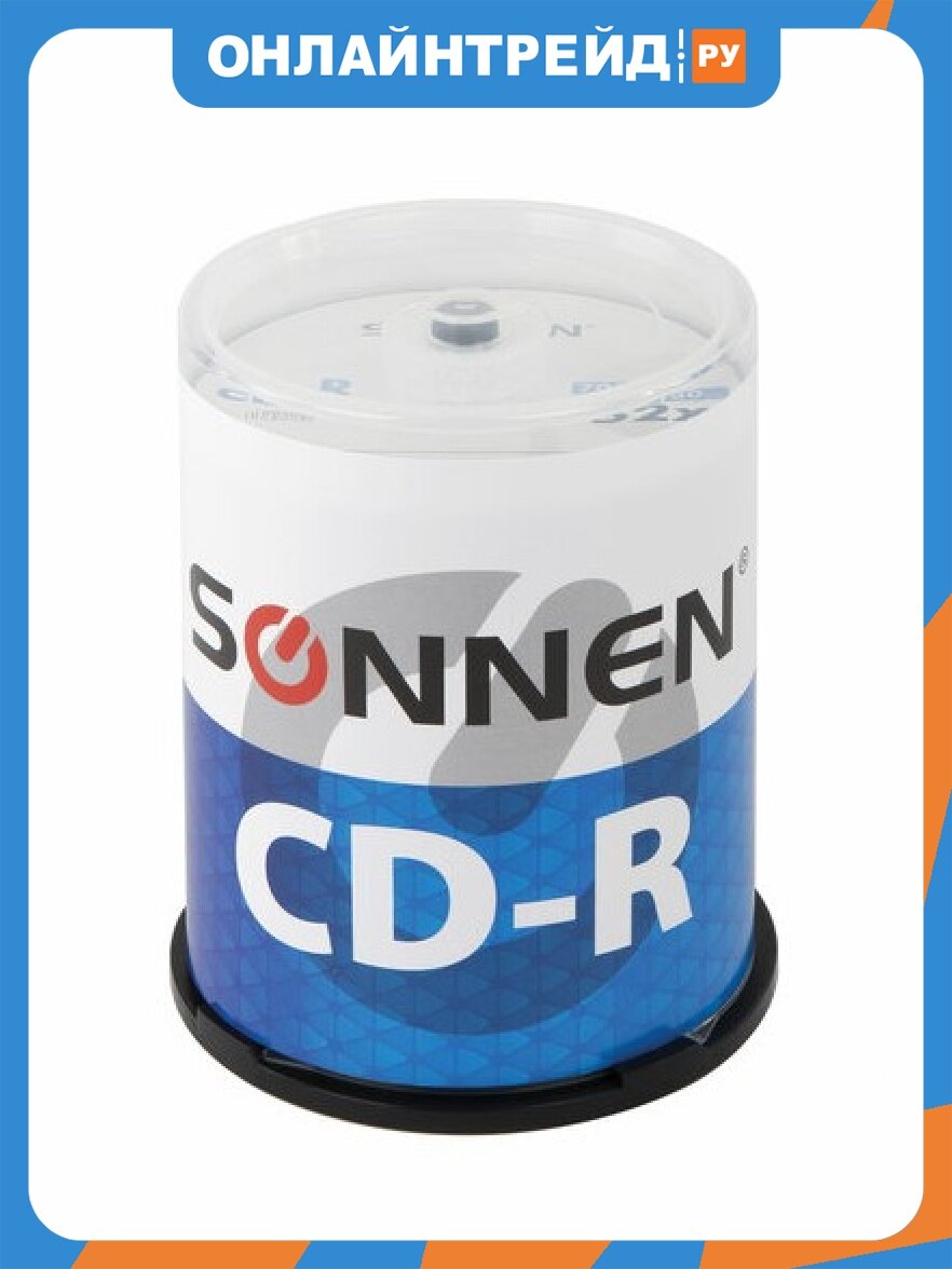Диск Sonnen CD-R 700 Mb 52x Cake Box 100 шт