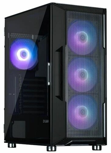 Компьютерный корпус ZALMAN i3 NEO ARGB (I3 NEO ARGB Black) черный - Midi Tower, ATX, USB 3.2 Gen 1 Type-A, USB 3.2 Gen 1 Type-C