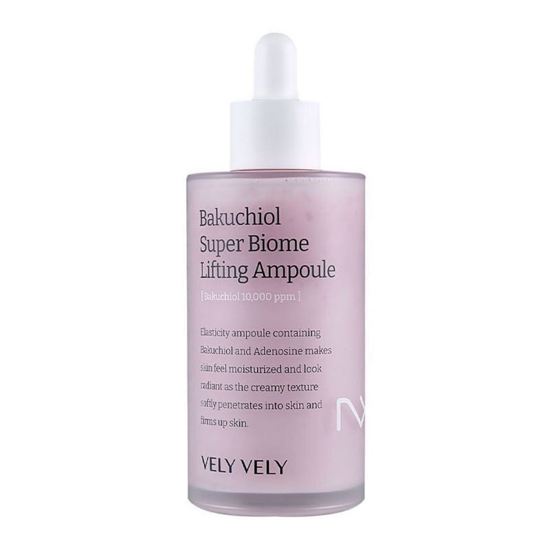 Vely Vely Bakuchiol Super Biome Lifting Ampoule Лифтинг-сыворотка с пептидами и бакучиолом