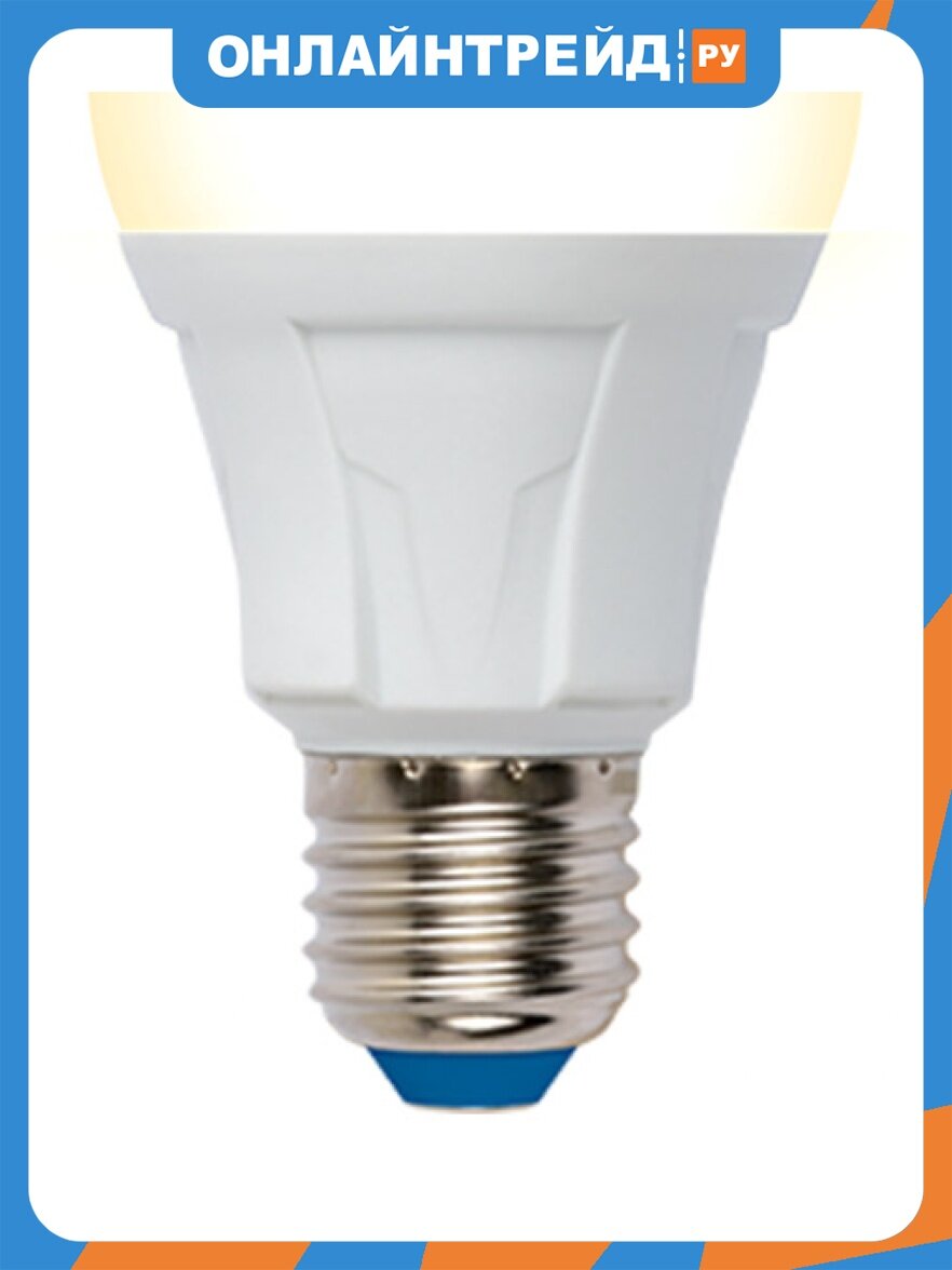 Светодиодная лампа Uniel LED-A60 10W/3000K/E27/FR/DIM PLP01WH диммируемая