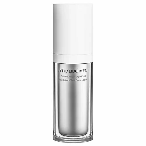 SHISEIDO Комплексный омолаживающий флюид для лица Men Total Revitalizer Light Fluid, 70 мл