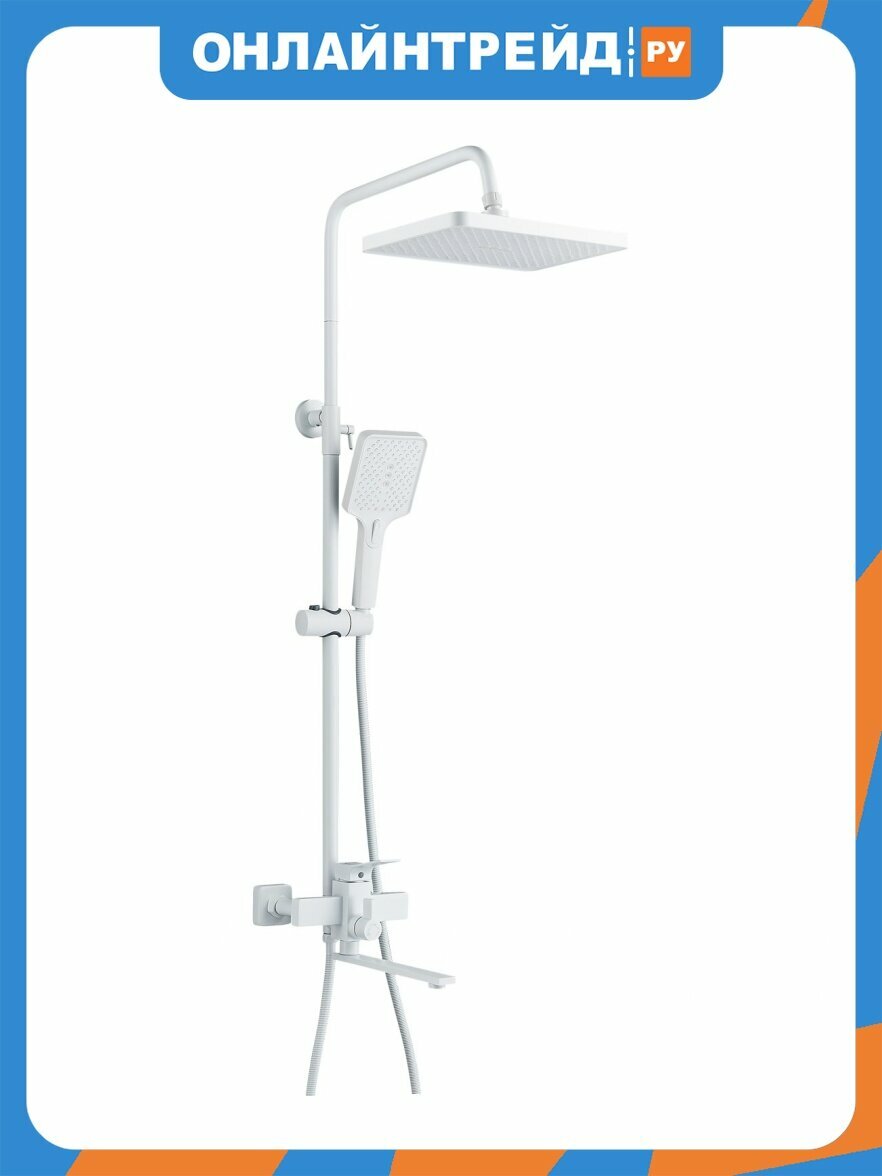 Душевая система Shevanik S6136C, белый