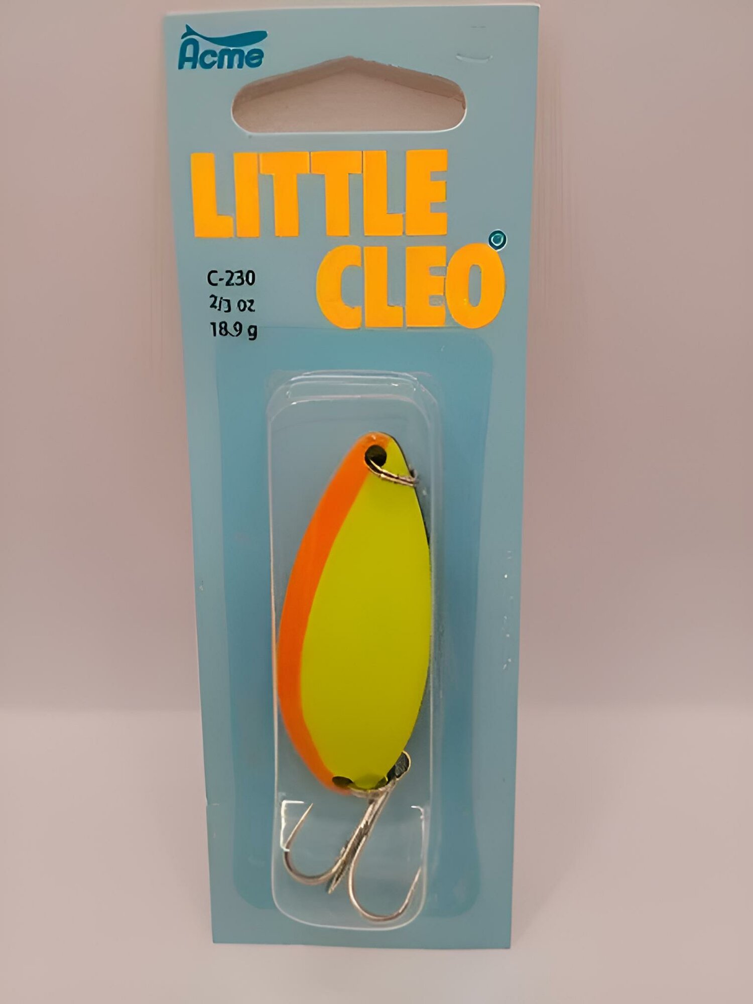 Блесна колебалка ACME Little Cleo 18.9г, 53мм, блесна на окуня, щуку, судака, голавля, жереха