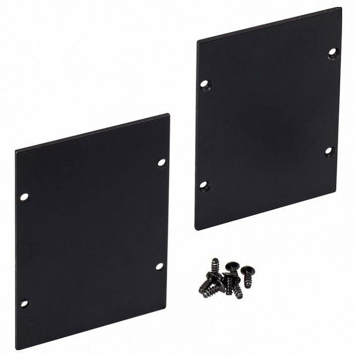 Набор заглушек для профиля Arlight ARH-LINE-6085 BLACK 018649 цвет черный