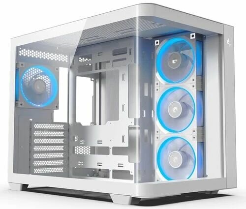 Компьютерный корпус DEEPCOOL CG530U 4F (R-CG530U-WHAGA4-G) белый - Midi Tower, ATX, USB 3.2 Gen 1 Type-A, USB 3.2 Gen 2 Type-C