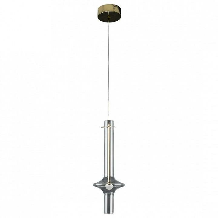Подвесной светильник Loft it Tube 10061GD цвет плафона подвески Прозрачный, цвет арматуры Золото