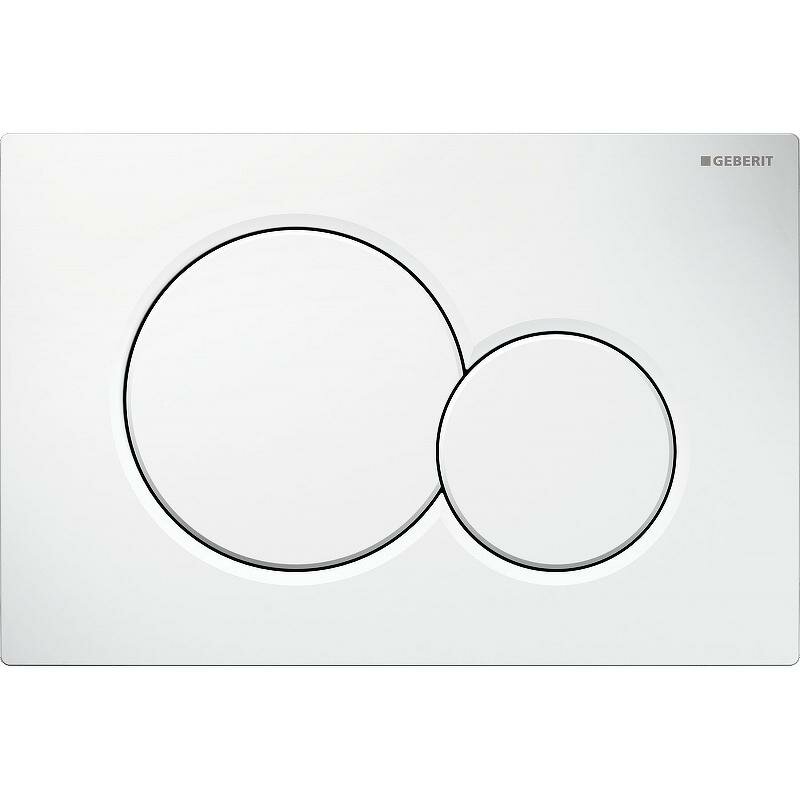 Кнопка смыва для инсталляции Geberit Sigma 01 115.770.11.5 Белая