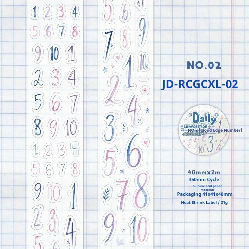 Изолента JIANWU 40мм*200см JD-RCGCXL-02