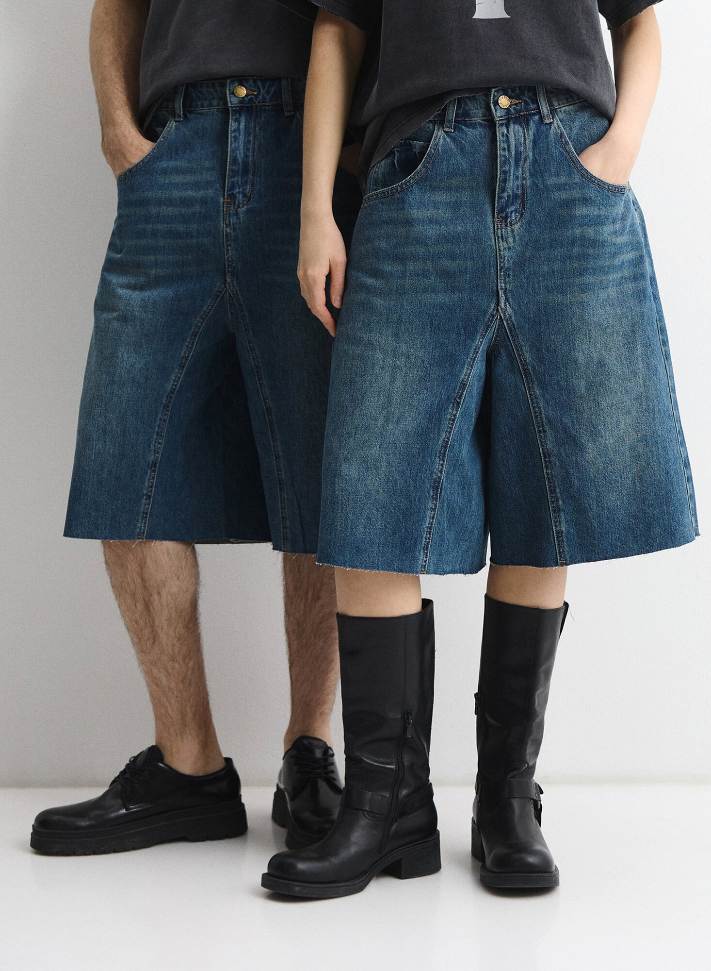Бермуды BLUE VINTAGE DENIM