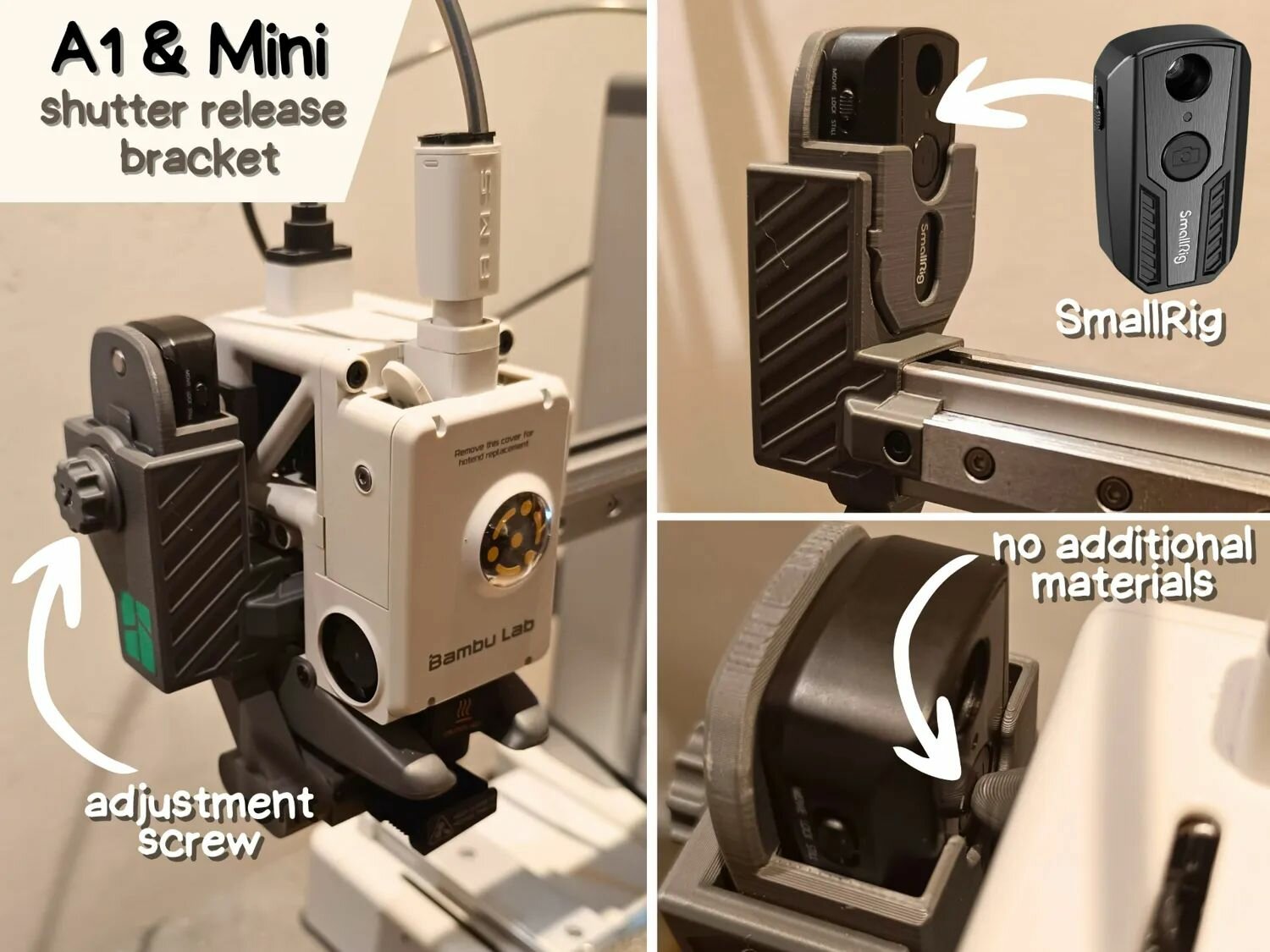 Кронштейн держатель для пульта SmallRig A1 Mini