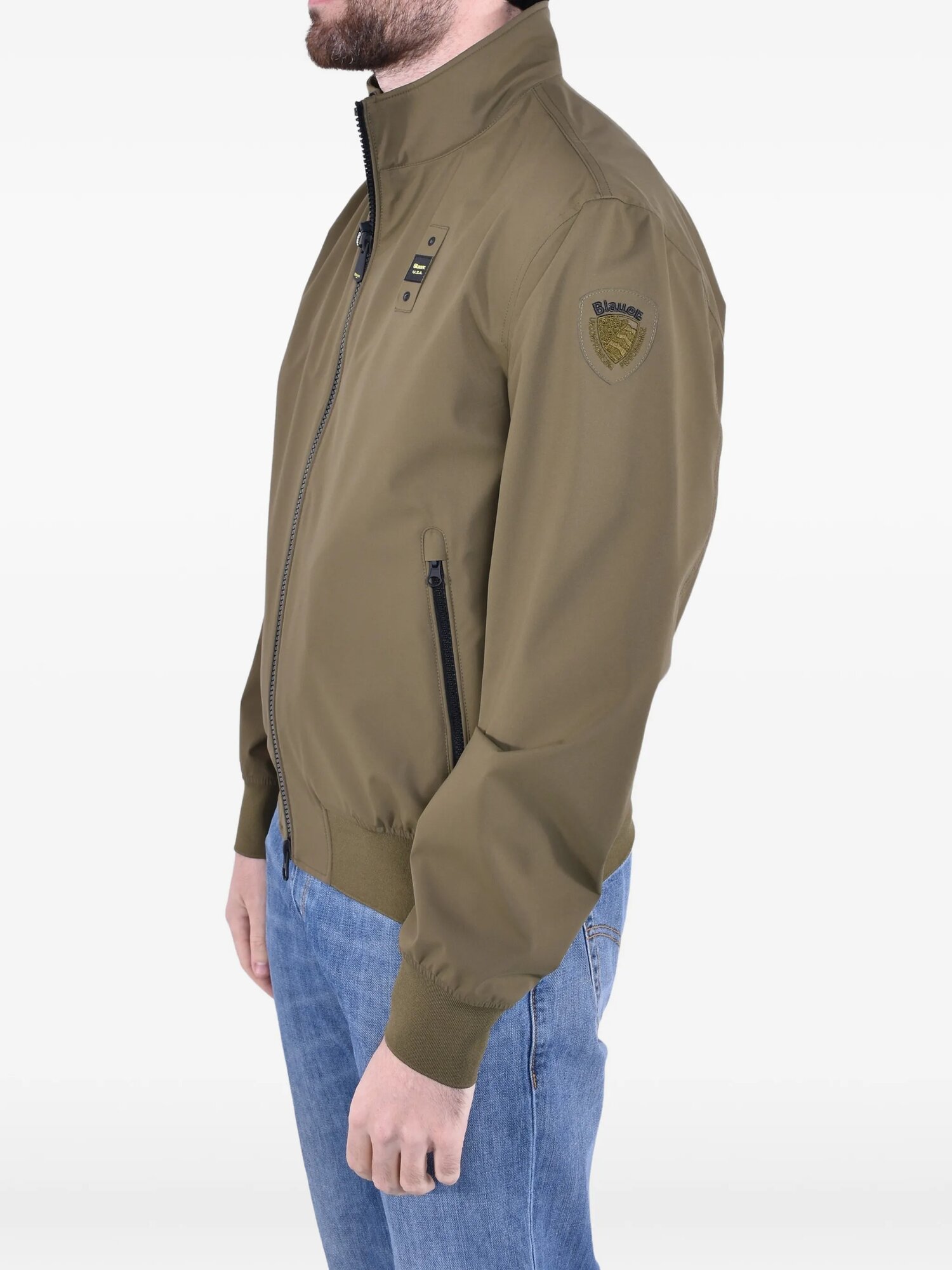 Куртка Blauer Anson logo-patch bomber jacket, размер 46 — фото 1