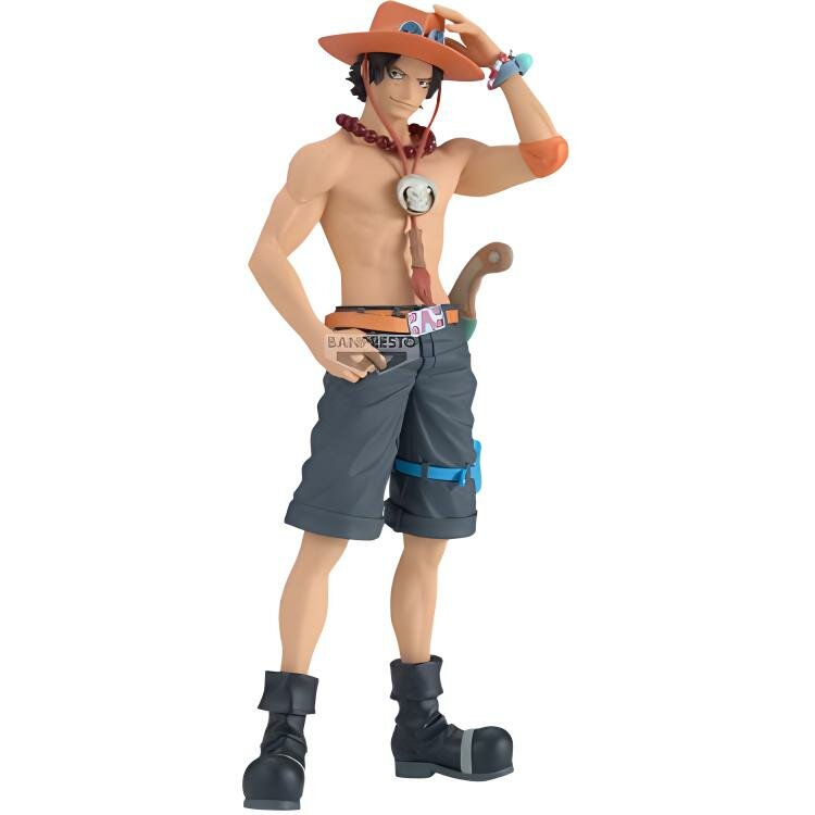 Фигурка унисекс BANPRESTO One Piece Portgas D. Ace, The Great Journey, Dazzling Bonus Gifts