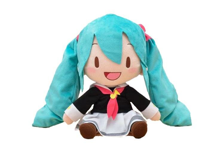 Мягкая игрушка-антистресс унисекс SEGA Hatsune Miku Uniform Fufu, Miku Uniform 32cm, 32 см